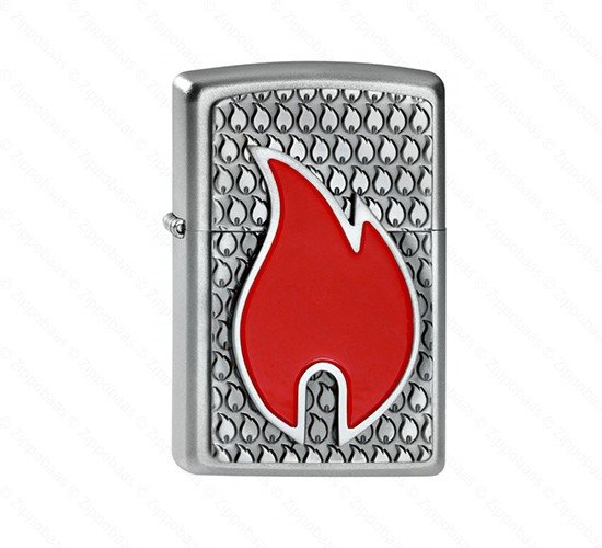 Zippo flame emblem - Sigarenmagazijn 't Hoekje, sigaren. tabak, sigarettenmaker en hulzen