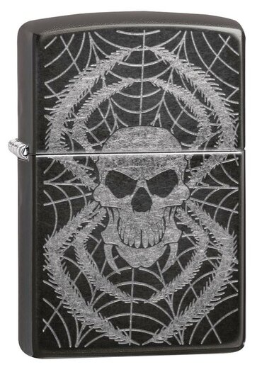 Zippo Skull Spider - Sigarenmagazijn 't Hoekje, sigaren. tabak, sigarettenmaker en hulzen