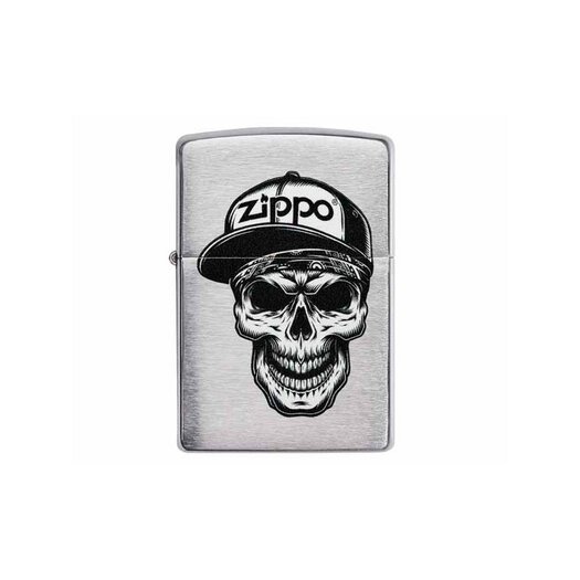 zippo skull in cap design - Sigarenmagazijn 't Hoekje, sigaren. tabak, sigarettenmaker en hulzen